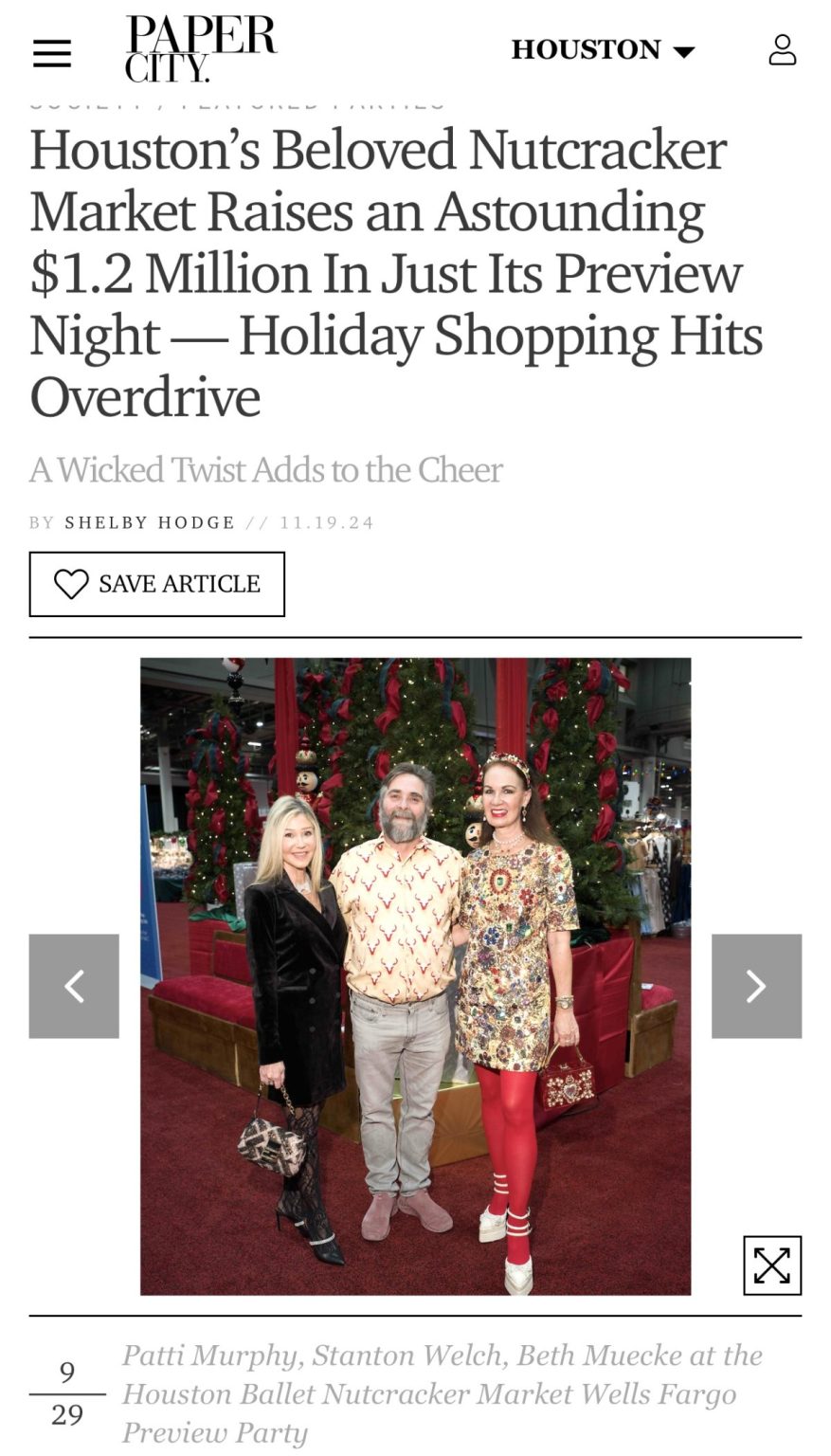 PaperCity mag: Nutcracker Preview Party